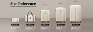 5 Piece Luggage Sets Hardshell Lightweight Suitcase | HX Leather Goods